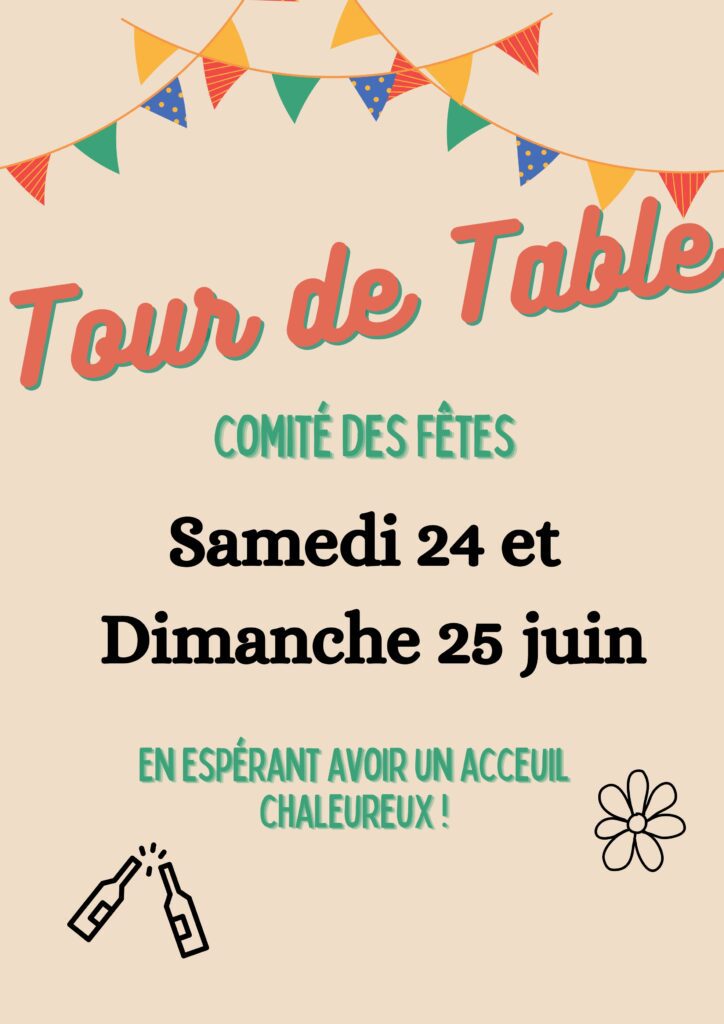 Tour de table du comité des fêtes - Villeneuve Minervois